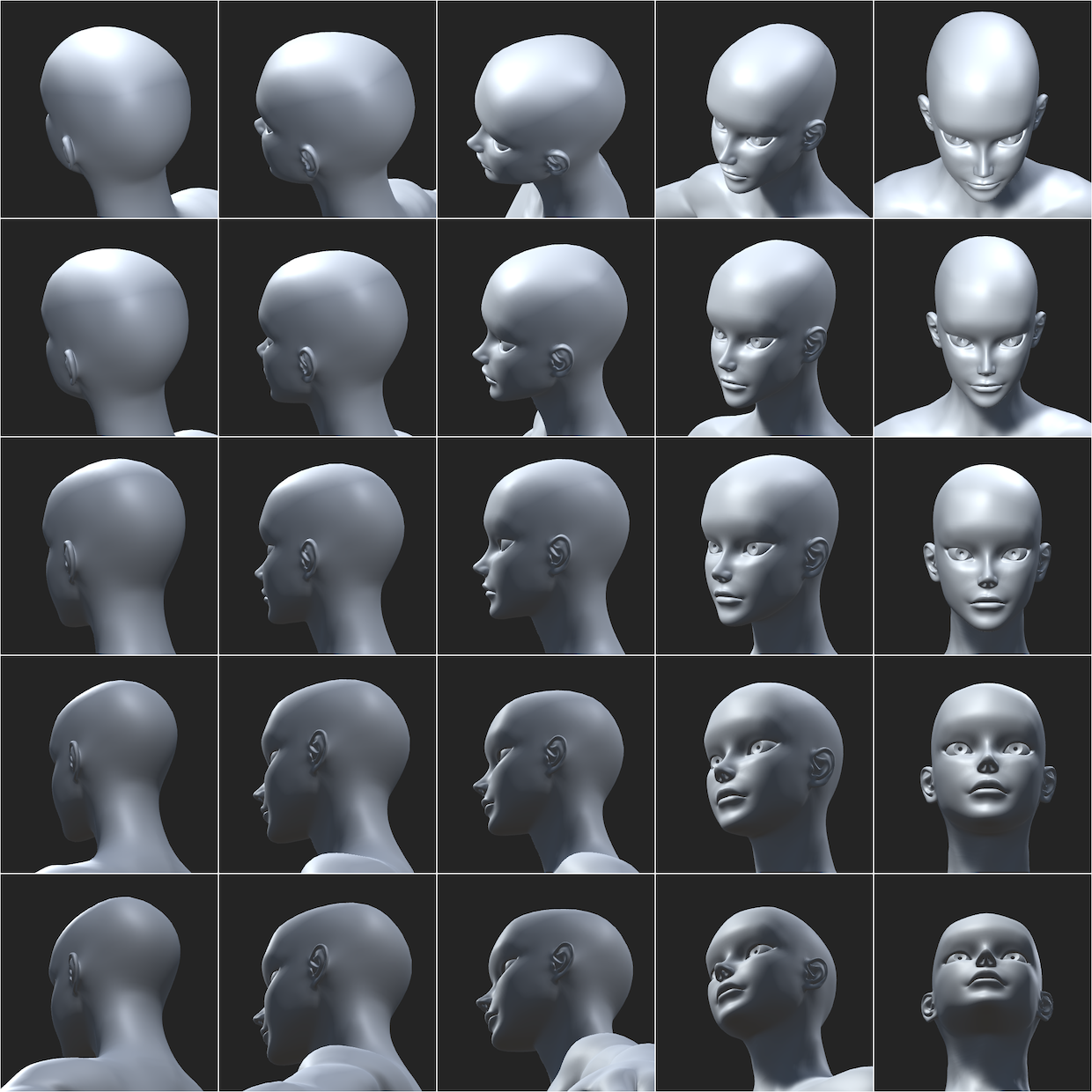 캐릭툴 – 온라인 3D 인체 생성기 – UJULIN